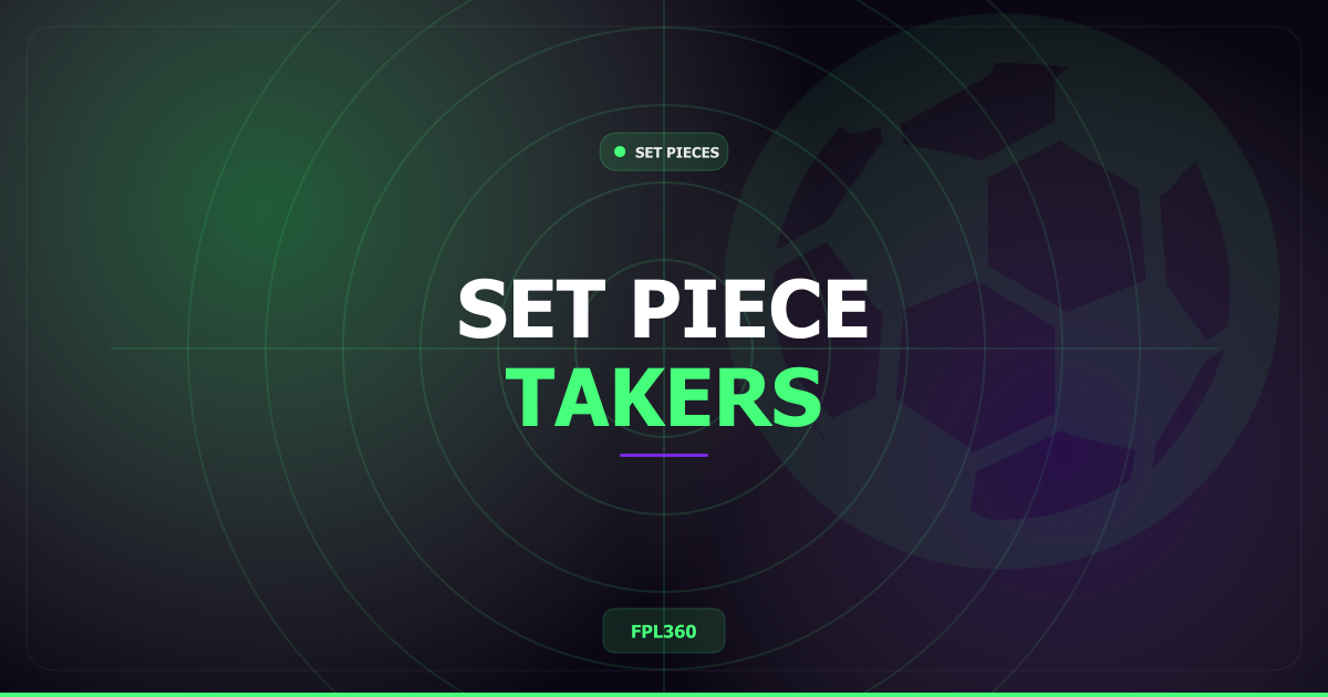FPL Set Piece Takers: Every Premier League Team's Corners, Free Kicks ...