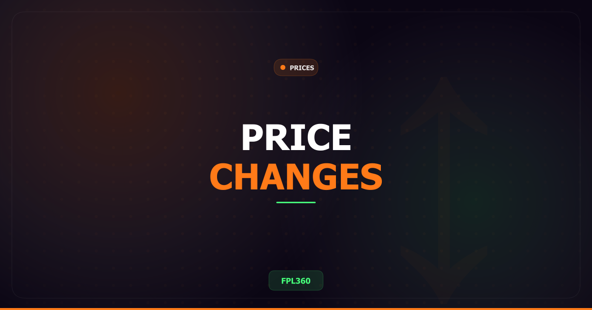 FPL Price Changes Today (GW32): Who's Rising & Falling Tonight ...